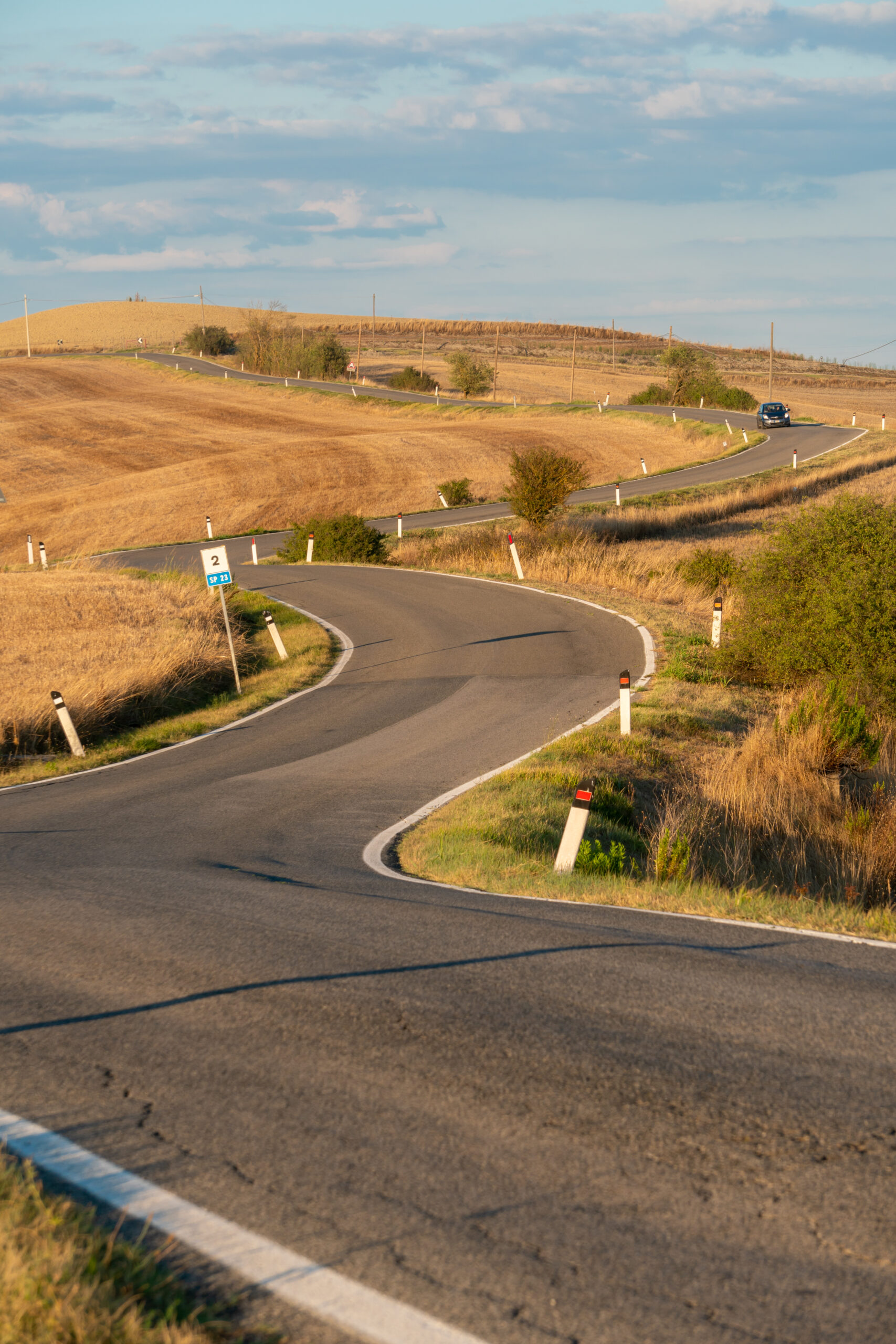 Passing a Vehicle at the Crest of a Grade or Curve in Virginia